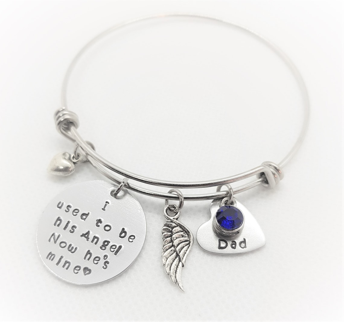 Personalized Memorial Bracelet Memorial Jewelry Loss of - Etsy