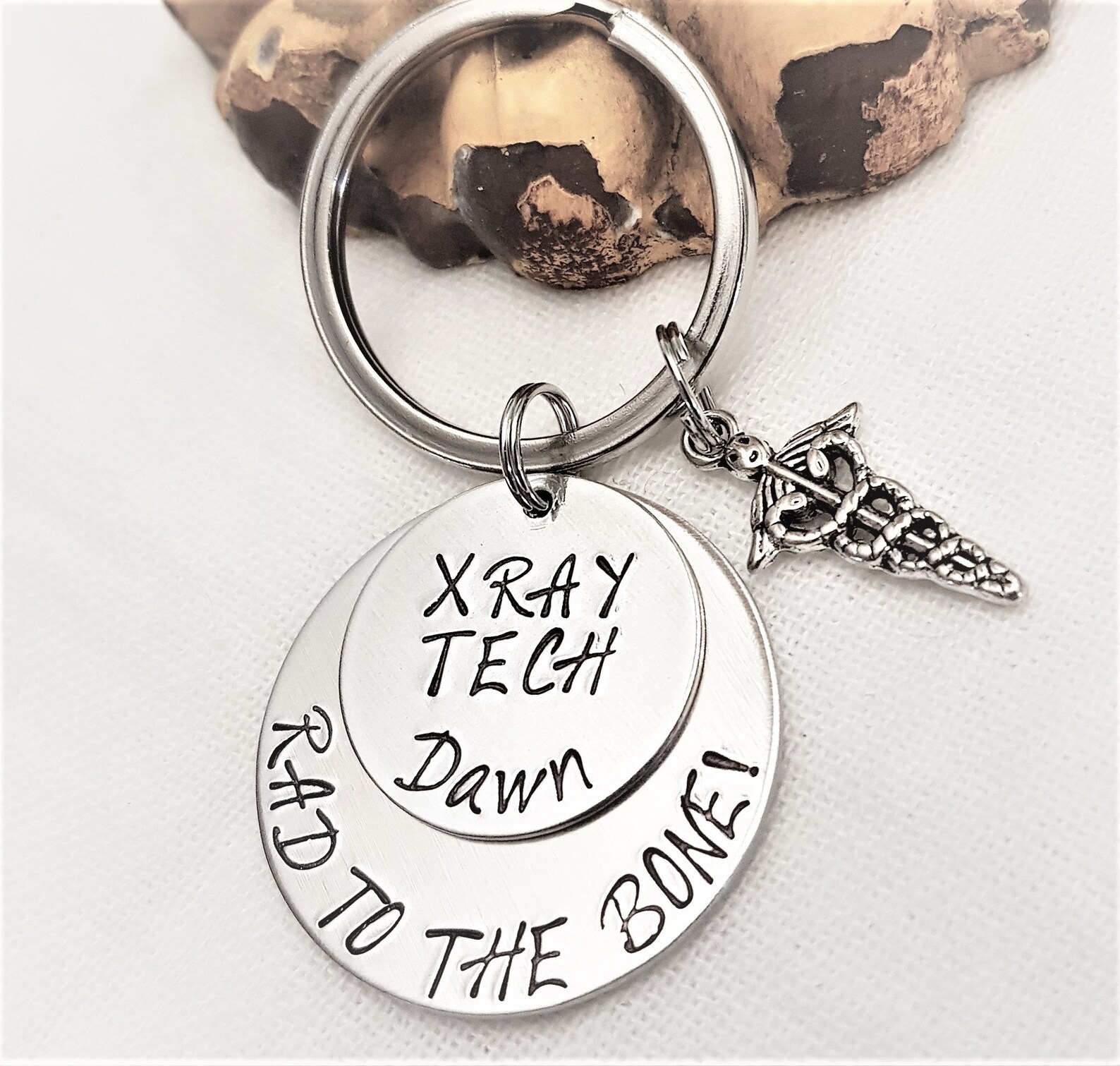 Personalized X Ray Technician Key ChainRadioloigist | Etsy