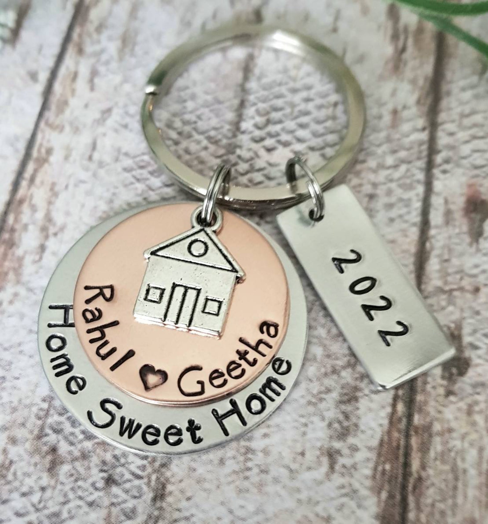 Personalized Home Key Chain,house Warming Gift,appreciation Gift,gift ...