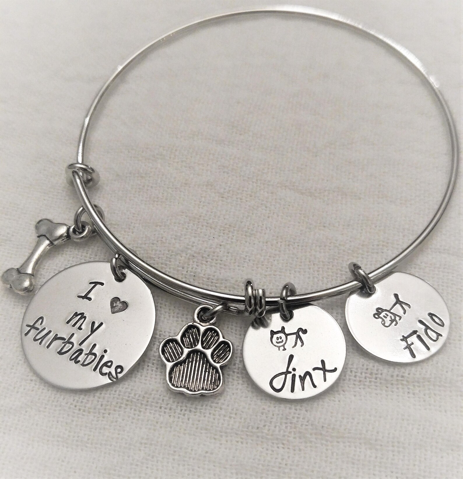 Personalized Pet Bracelet Pet Name Bracelet Cat Bracelet - Etsy