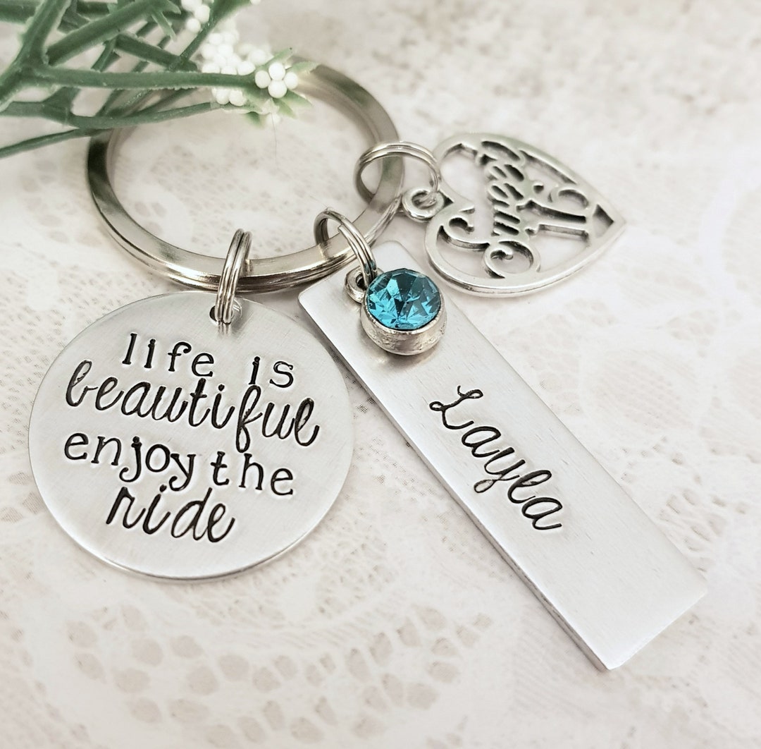 Personalized Sweet 16 Keychain,sweet 16 Keychain,gift for Sweet 16 ...
