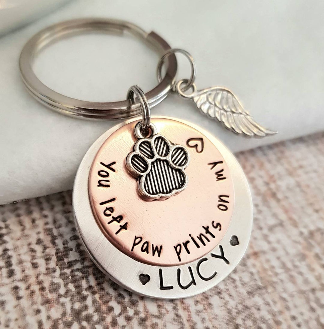 Pet Memorial Keychain,personalized Memorial Keychain,pet Remembrance ...