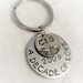 Personalized Anniversary Key Chain, 10 Year Anniversary Keychain ...