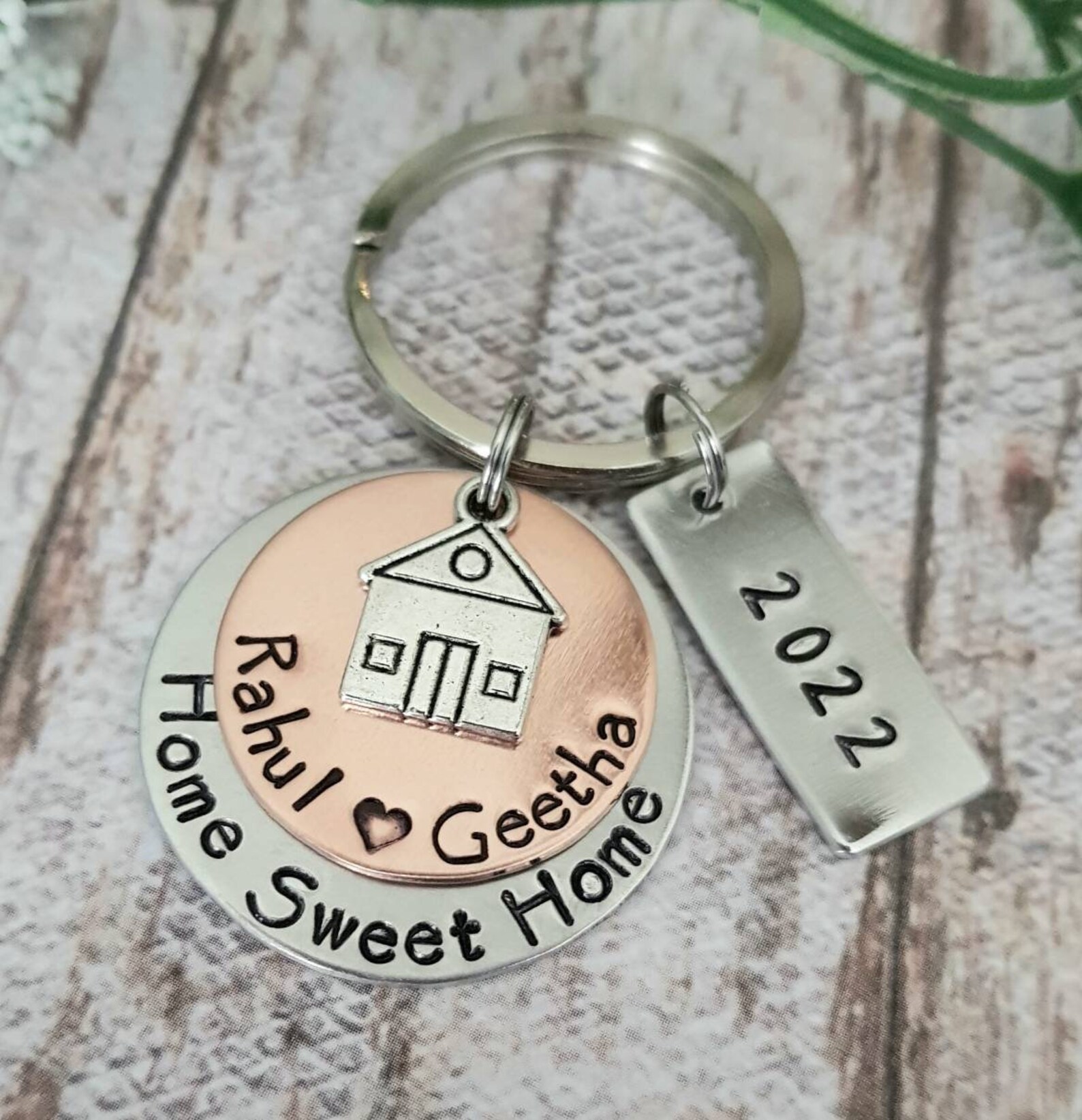 Personalized Home Key Chain,house Warming Gift,appreciation Gift,gift ...