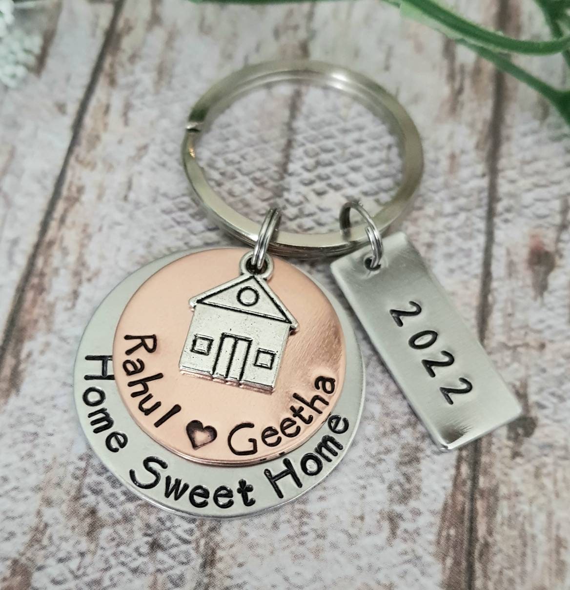 Personalized Home Key Chain,house Warming Gift,appreciation Gift,gift ...