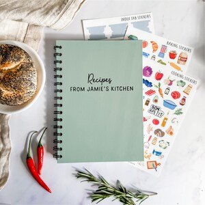 Personalised Baking Recipe Book | Custom Cookbook | Bake Journal With ...