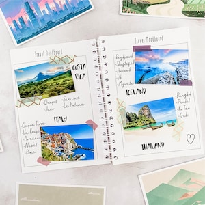 Personalised Travel Journal - Adventure Gift - Holiday Memory Book ...