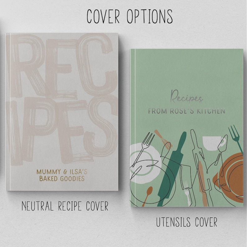Personalised Baking Recipe Book | Custom Cookbook | Bake Journal | Star ...