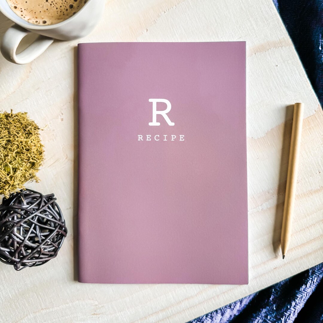 Recipe Book | A5 Recipe Organiser | Compact Cookbook | Cooking Lover ...