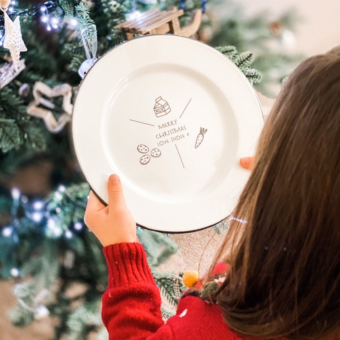 Christmas Eve Plate - Personalised Plate for Santa - Personalized Santa ...