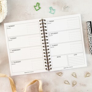 Personalised 2024 Diary Week to View A5 Dated Year Planner Gift for Her ...