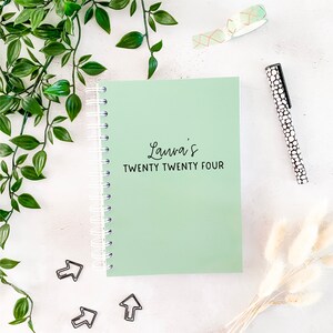 Personalised 2024 Diary Week to View A5 Dated Year Planner Gift for Her ...