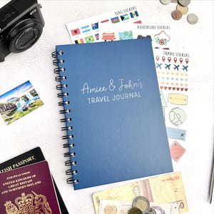 Ultimate Travel Journal | Personalised Adventure Gift | Stickers ...