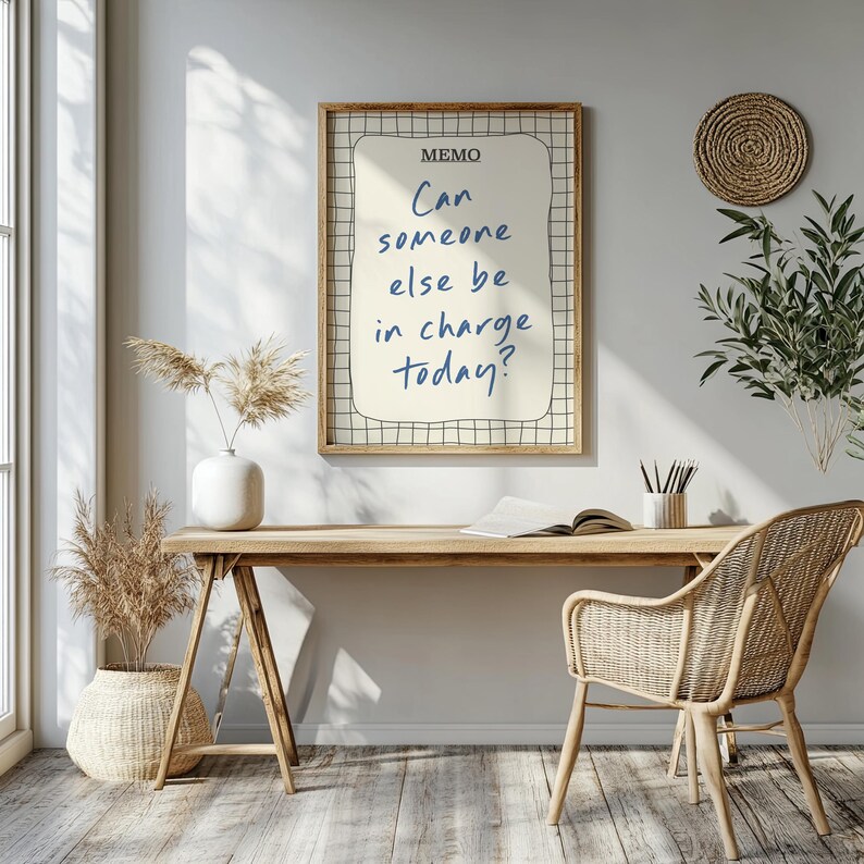 Personalised Memo Board Print | Custom Quote, Positive Affirmation - Etsy