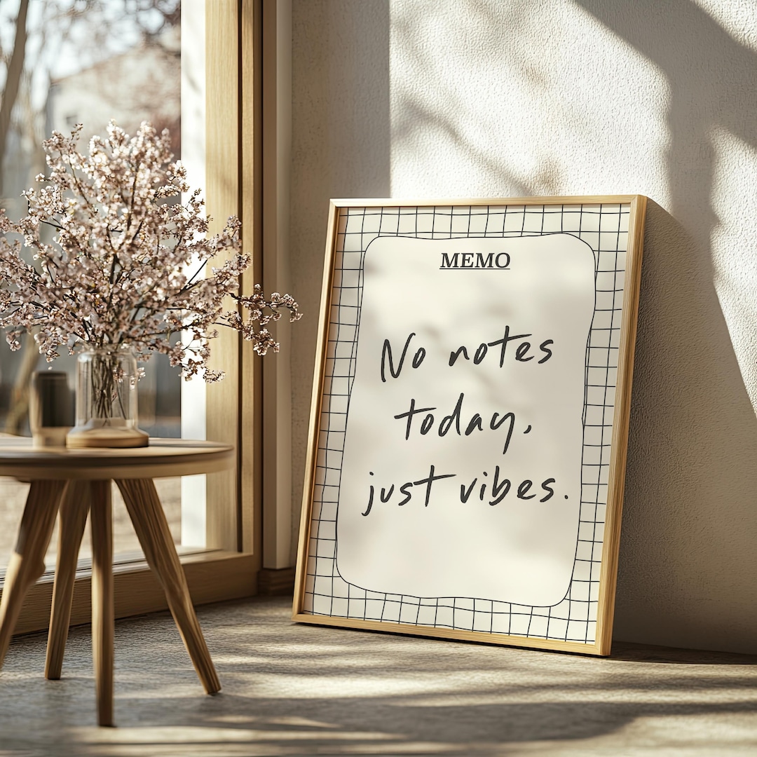 Personalised Memo Board Print | Custom Quote, Positive Affirmation - Etsy