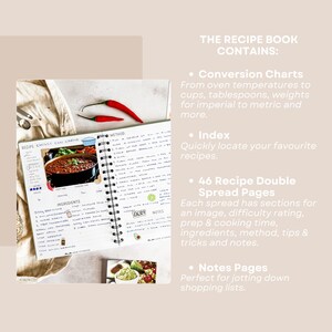 Personalised Baking Recipe Book | Custom Cookbook | Bake Journal With ...