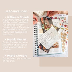 Personalised Baking Recipe Book | Custom Cookbook | Bake Journal With ...