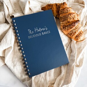 Personalised Baking Recipe Book | Custom Cookbook | Bake Journal With ...