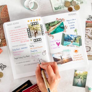 Personalised Travel Journal | Custom Trip Planner & Adventure Gift ...
