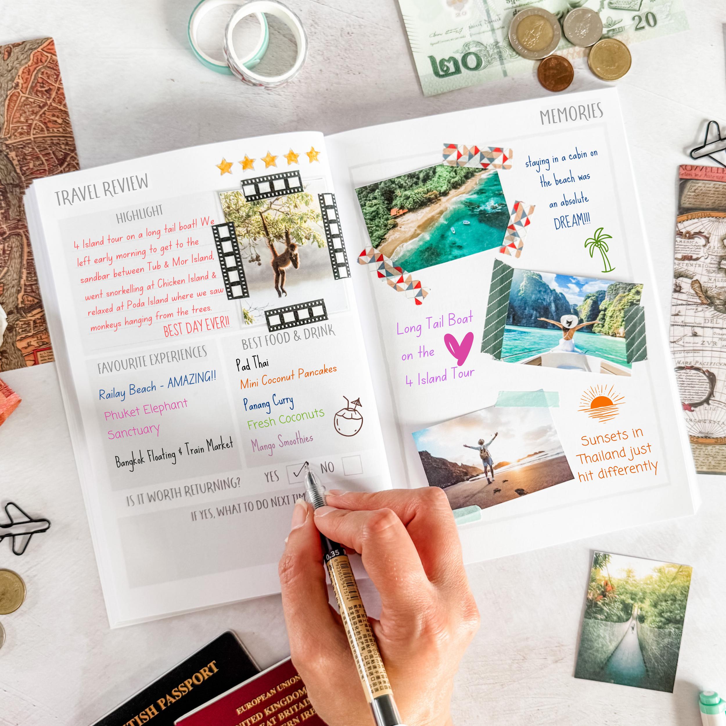 Personalised Travel Journal | Custom Trip Planner & Adventure Gift ...