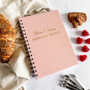 Personalised Baking Recipe Book | Custom Cookbook | Bake Journal With ...