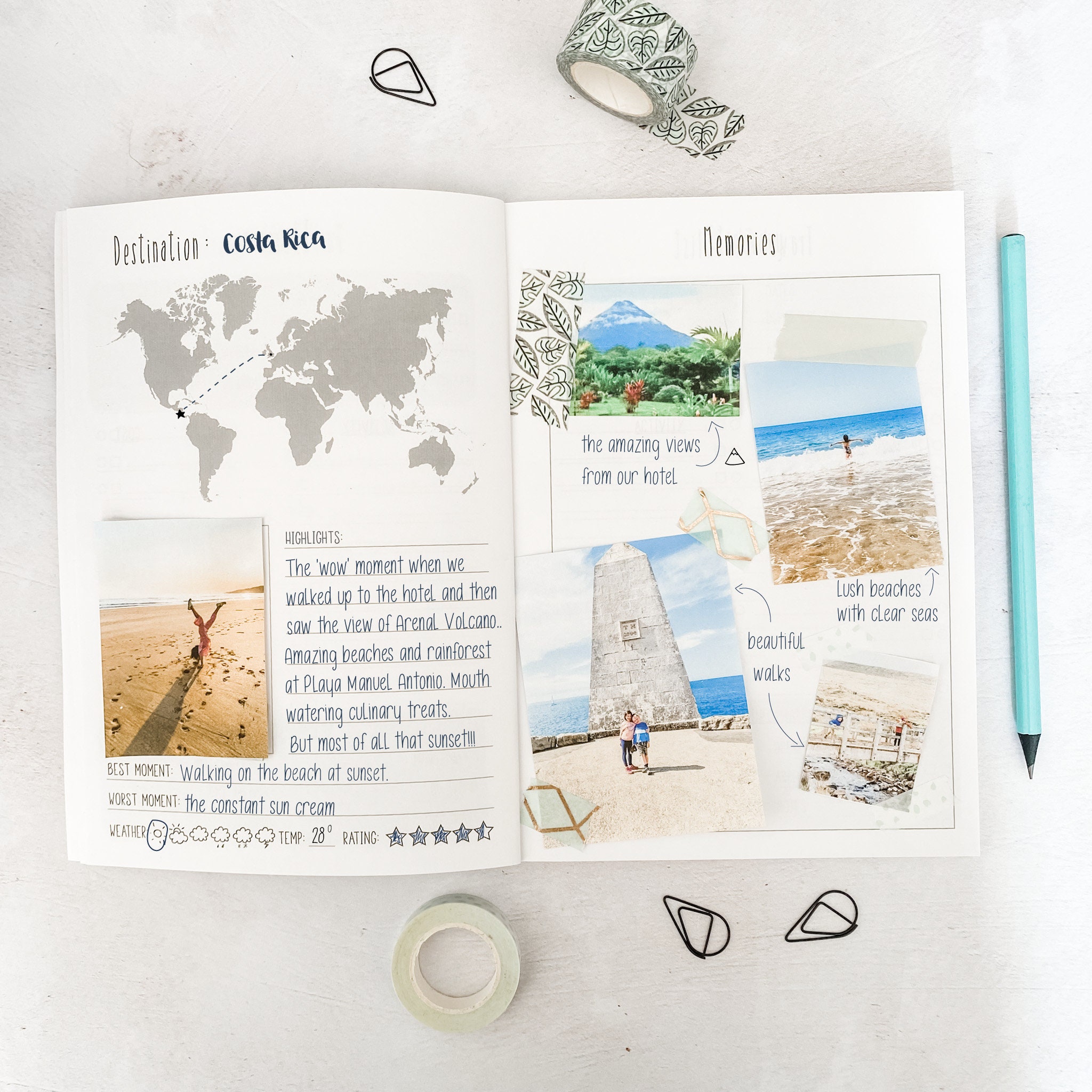Travel Journal Personalised Adventure Gift Holiday Memory - Etsy