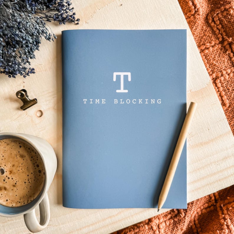Time Blocking Planner | A5 Daily Schedule & Productivity Journal - Etsy