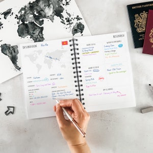 Ultimate Travel Journal | Personalised Adventure Gift | Holiday Memory ...