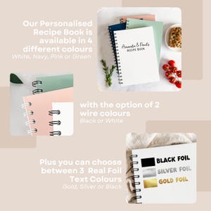 Personalised Baking Recipe Book | Custom Cookbook | Bake Journal With ...