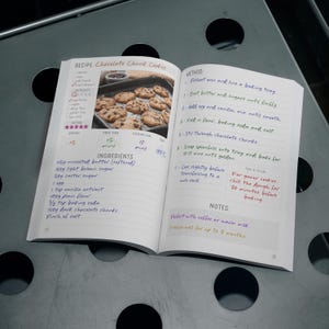 Personalised Baking Recipe Book | Custom Cookbook | Bake Journal | Star ...