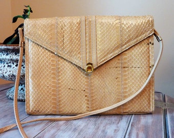 Snakeskin bag | Etsy