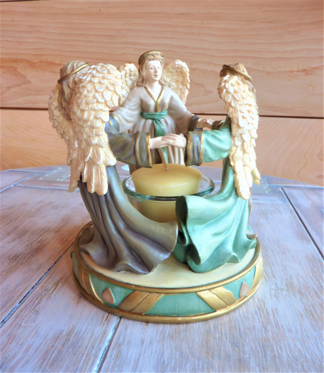 Faith Hope & Love Handleholder, 1998, Handpainted, Innovation Giftware ...