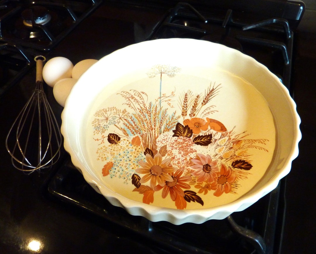 Poole Pottery Quiche/torte Dish, Summer Glory Pattern, Oven to ...