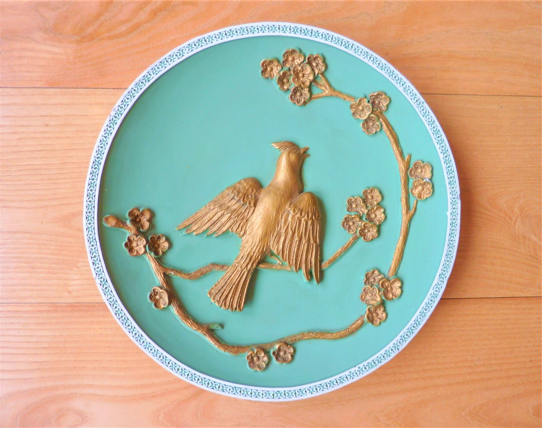 Vintage Girotti Raised Chalkware Plaque, 1965, Mid Century Chalkware ...