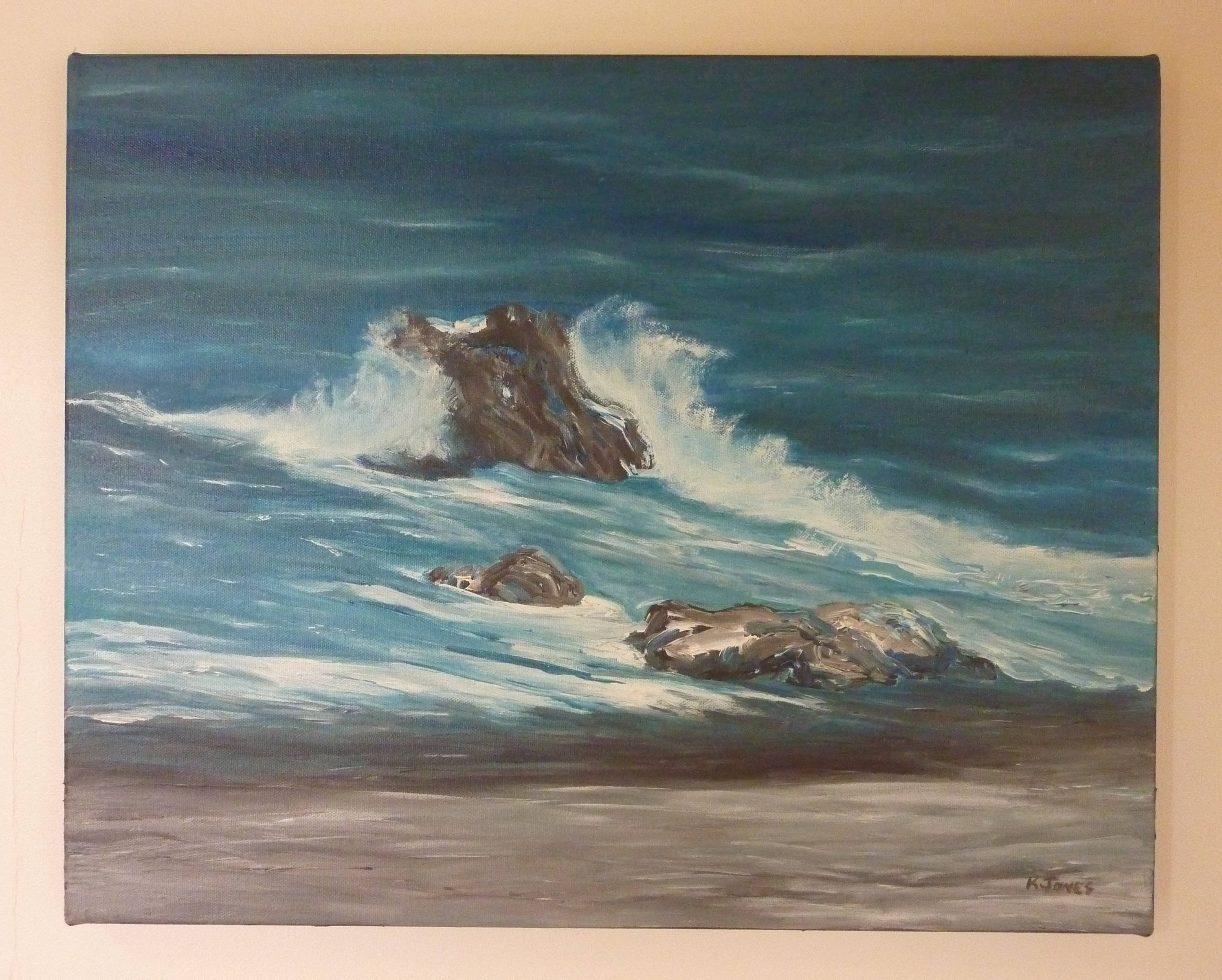 Chinese Ocean Painting