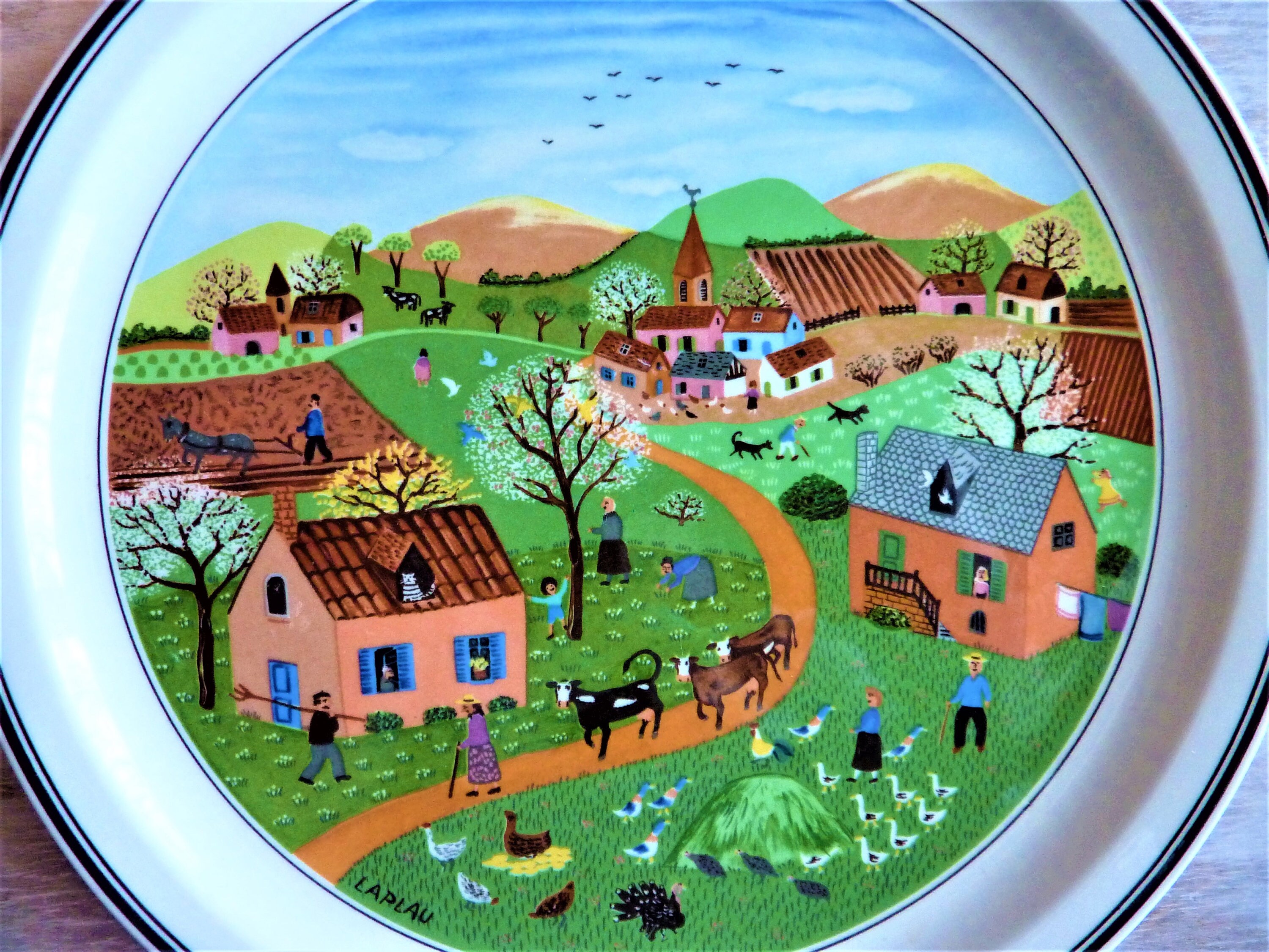 Villeroy & Boch Collection Plate NAIF Four Seasons Spring Plate Wall ...