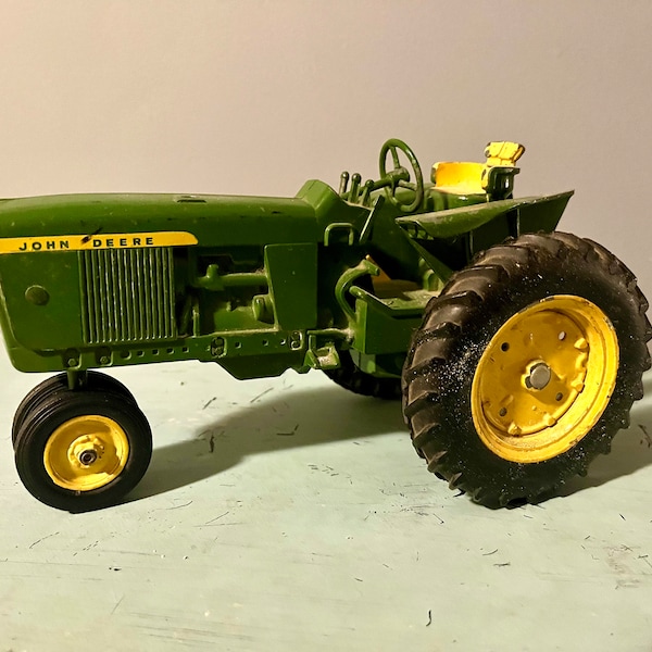 John Deere Tractor Metal Toy - Etsy