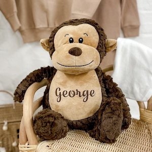 cute monkey teddy bear