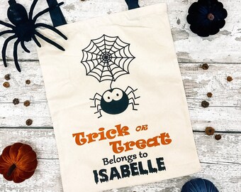 Spider Halloween Bag - Etsy