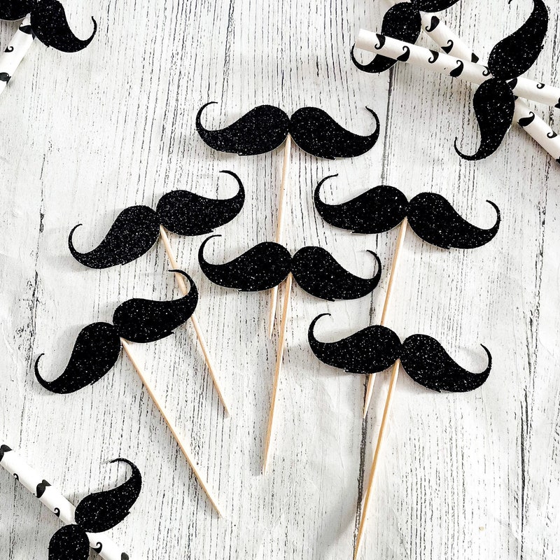 Mustache Centerpiece - Etsy