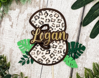 Animal Print Cake Topper - Etsy