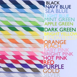 10 - Glitter Lips Stripe Paper Straws - Hen Party, Bridal Shower ...