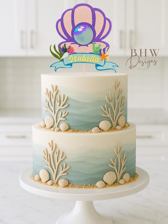 Pastel De Conchas Marinas
