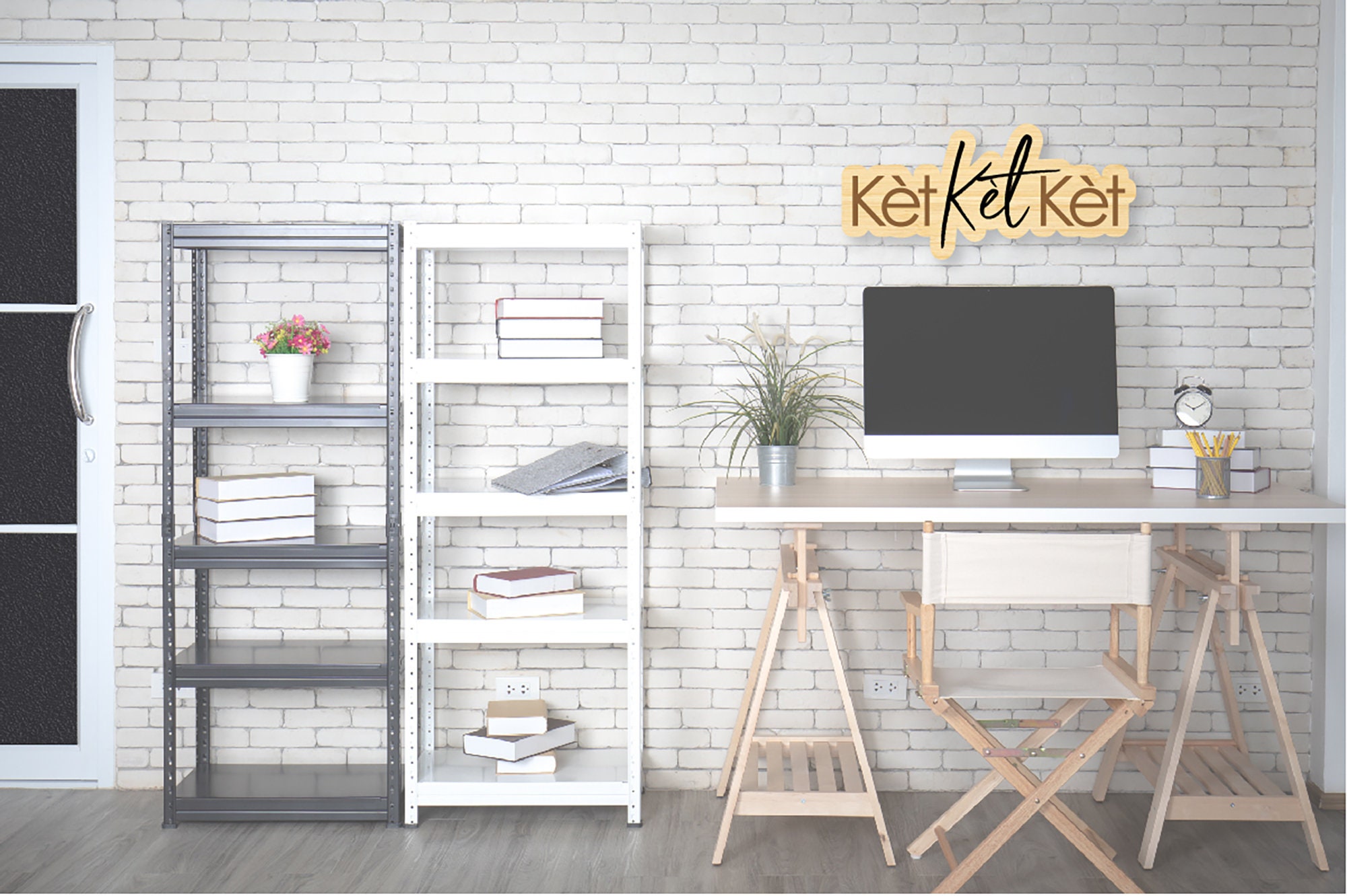 Custom Acrylic Wood Haitian Sign “ket Ket Ket” Haiti Creole Sign, Laser ...