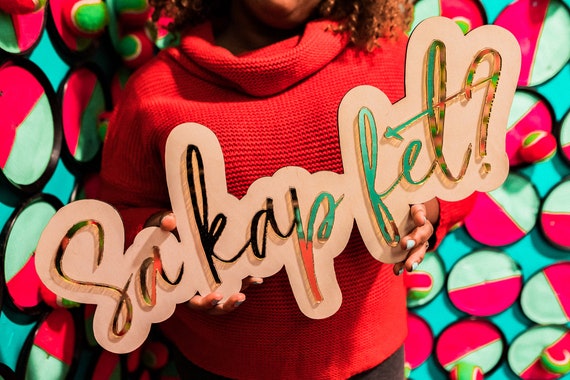 3D Lasercut sak Ap Fet Haitian Creole Sign Custom Wood - Etsy