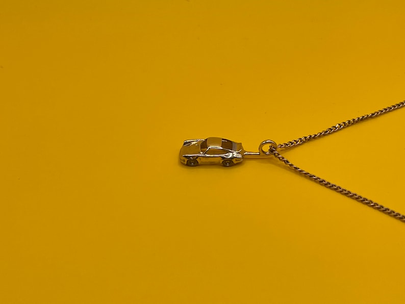 18k Solid Gold 73 Porsche 911 RSR Necklace Charm, Jewelry, Gold Jewelry ...