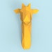 Giraffe Head Papercraft PDF Pack - 3D Paper Sculpture Template With ...