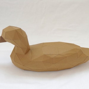 Duck Papercraft PDF Pack - 3D Paper Sculpture Template With ...