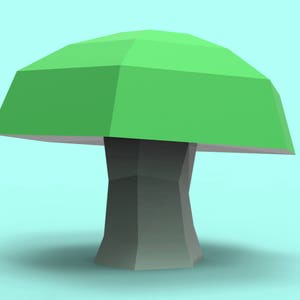 Mushroom Papercraft PDF Pack - 3D Paper Sculpture Template With ...
