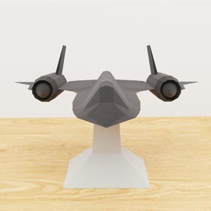 PR71 Jet Papercraft Template Pack - Inspired by the SR71 | Printable ...